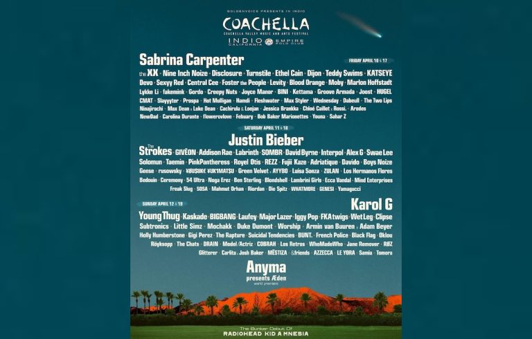 Coachella, ecco la line-up del 2026 con headliner Sabrina Carpenter ...